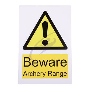 Clickers Archery Warning Sign | Clickers Archery